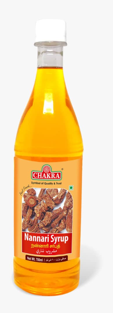Chakras – Nannari Syrup 700ml - The Spice Asia Manufacturer ...