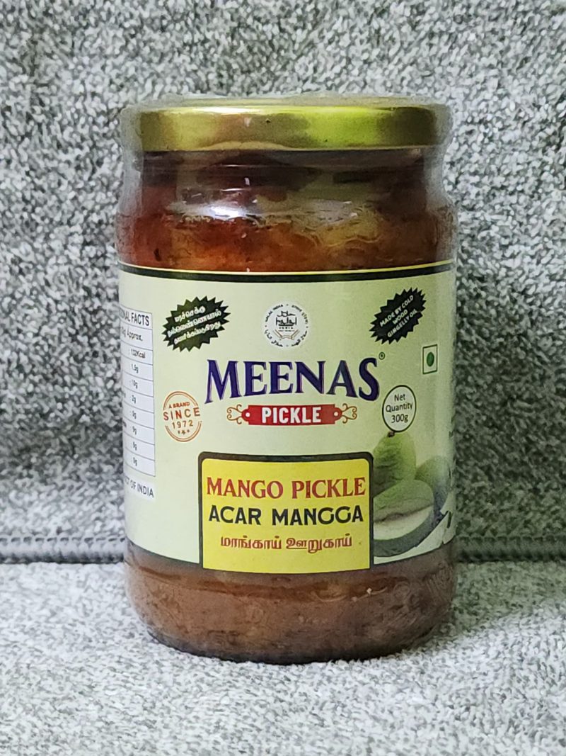 Meenas Mango Pickle 300gm - The Spice Asia Manufacturer, Distribution ...